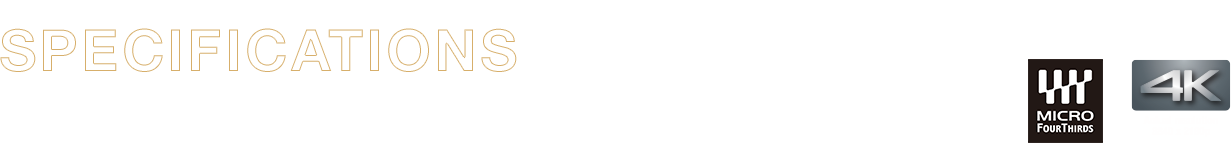 Specifications | Products | Cinema Camera Global | Panasonic