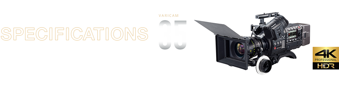Specifications | Products | Cinema Camera Global | Panasonic
