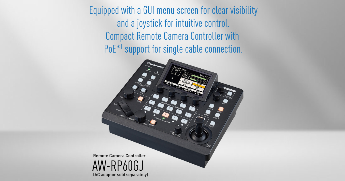 Accessories | AW-RP60GJ | PTZ Camera Systems | Broadcast and ...